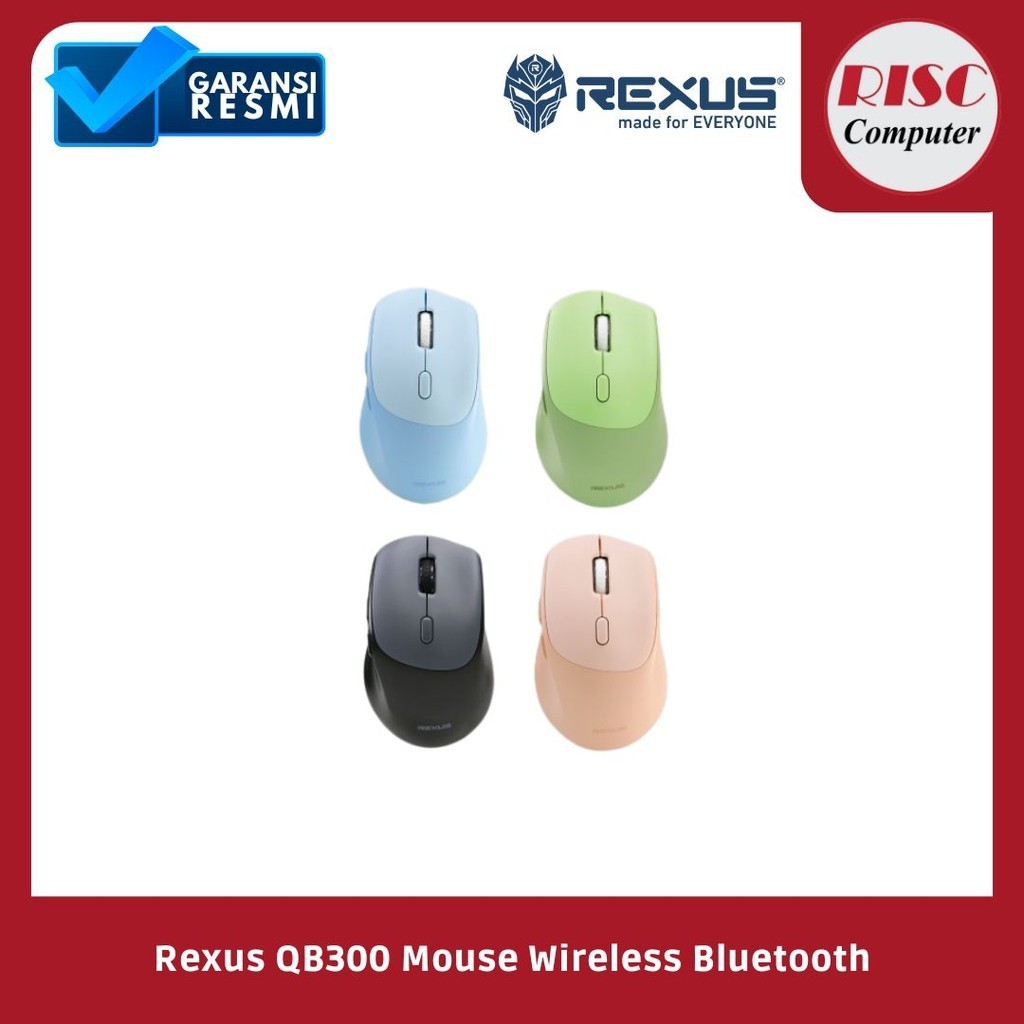 Jual Rexus QB300 Silent Mouse Office Wireless Bluetooth | Shopee Indonesia