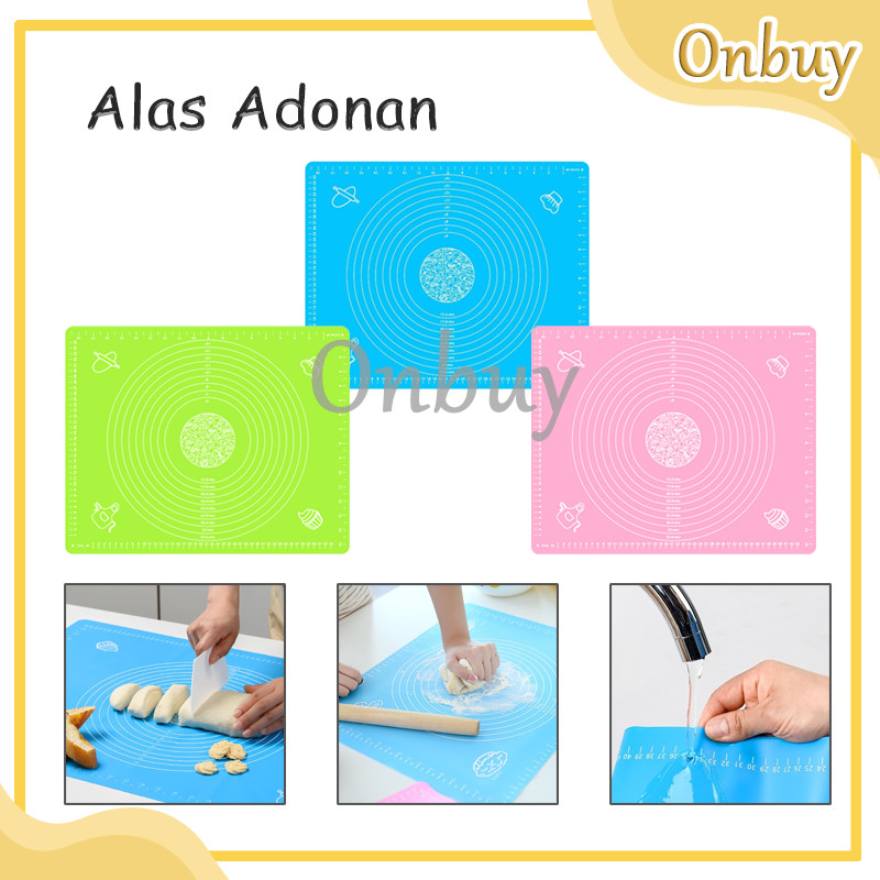 Jual Alas Adonan Kue Roti Dapur Pizza / Alas Silikon Adonan | Shopee ...