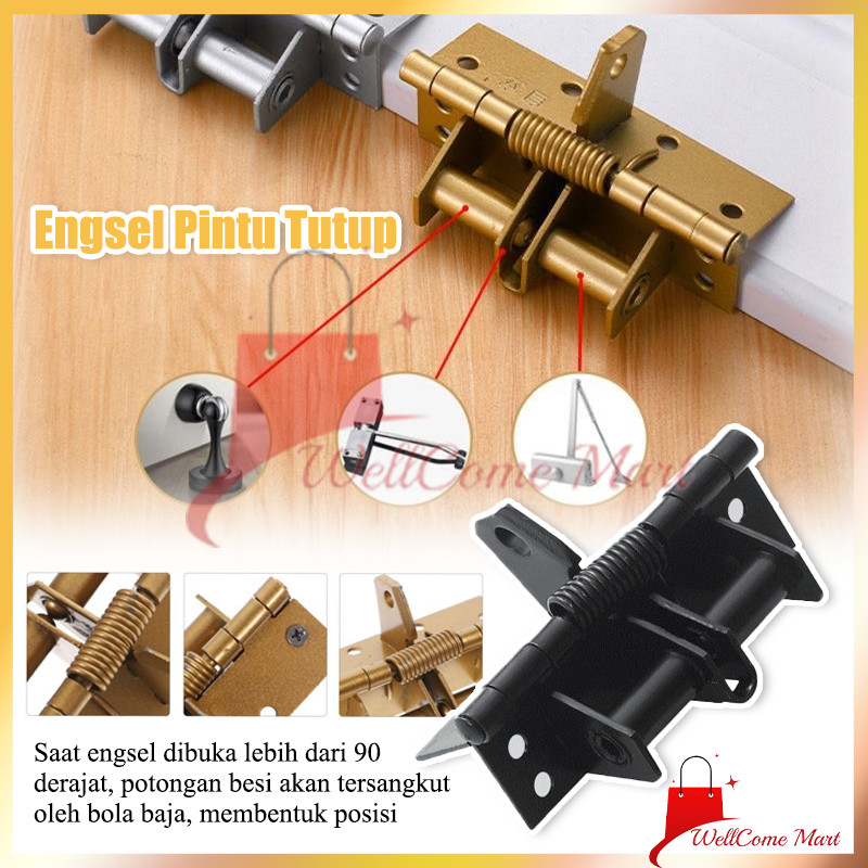 Jual Engsel Pintu Tutup / Spring Door Closer Engsel / Metal Engsel ...