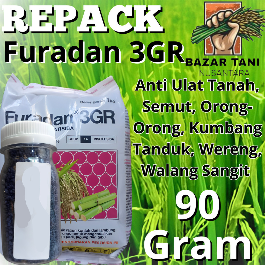 Jual REPACK FURADAN anti hama puradan obat tanah racun hama tanah ...