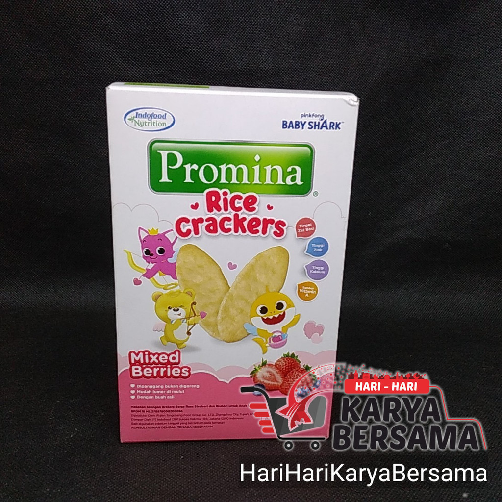 Jual PROMINA RICE CRACKERS MIXED BERRIES 20GR | Shopee Indonesia
