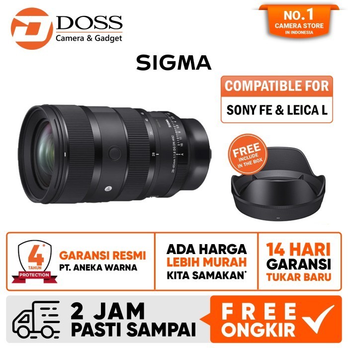 Jual Sigma 28-45mm f1.8 DG DN Art Lens Sigma 28-45 mm f/1.8 | Shopee ...