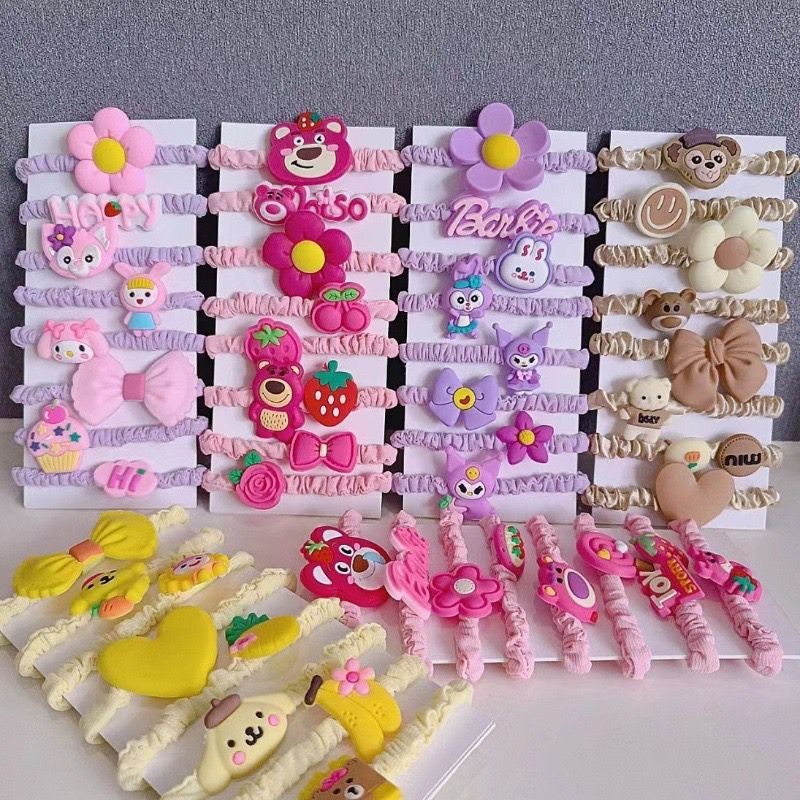 Jual ( 8PCS )Kunciran Anak Perempuan/ Kunciran Set / Ikat Rambut ...