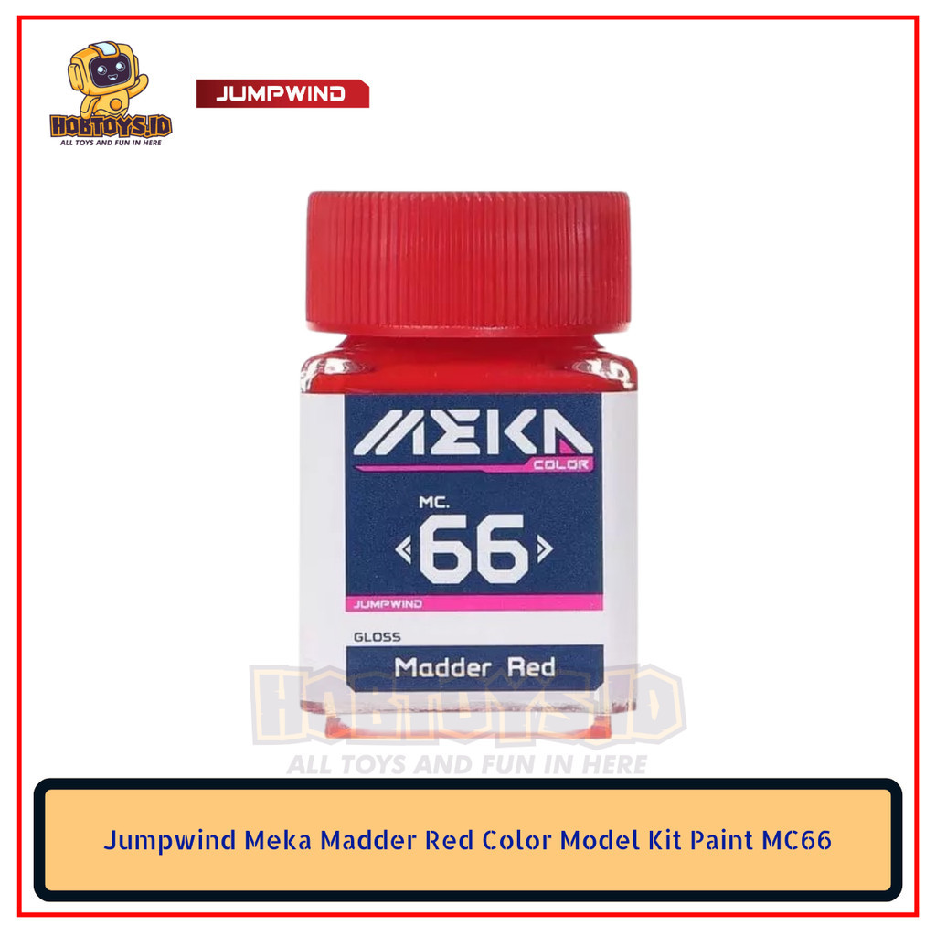 Jual Jumpwind Meka Madder Red Color Model Kit Paint MC66 | Shopee Indonesia