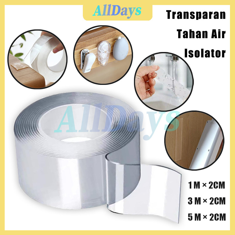 Jual Double tape isolasi nano / Double tape nano super lengket ...