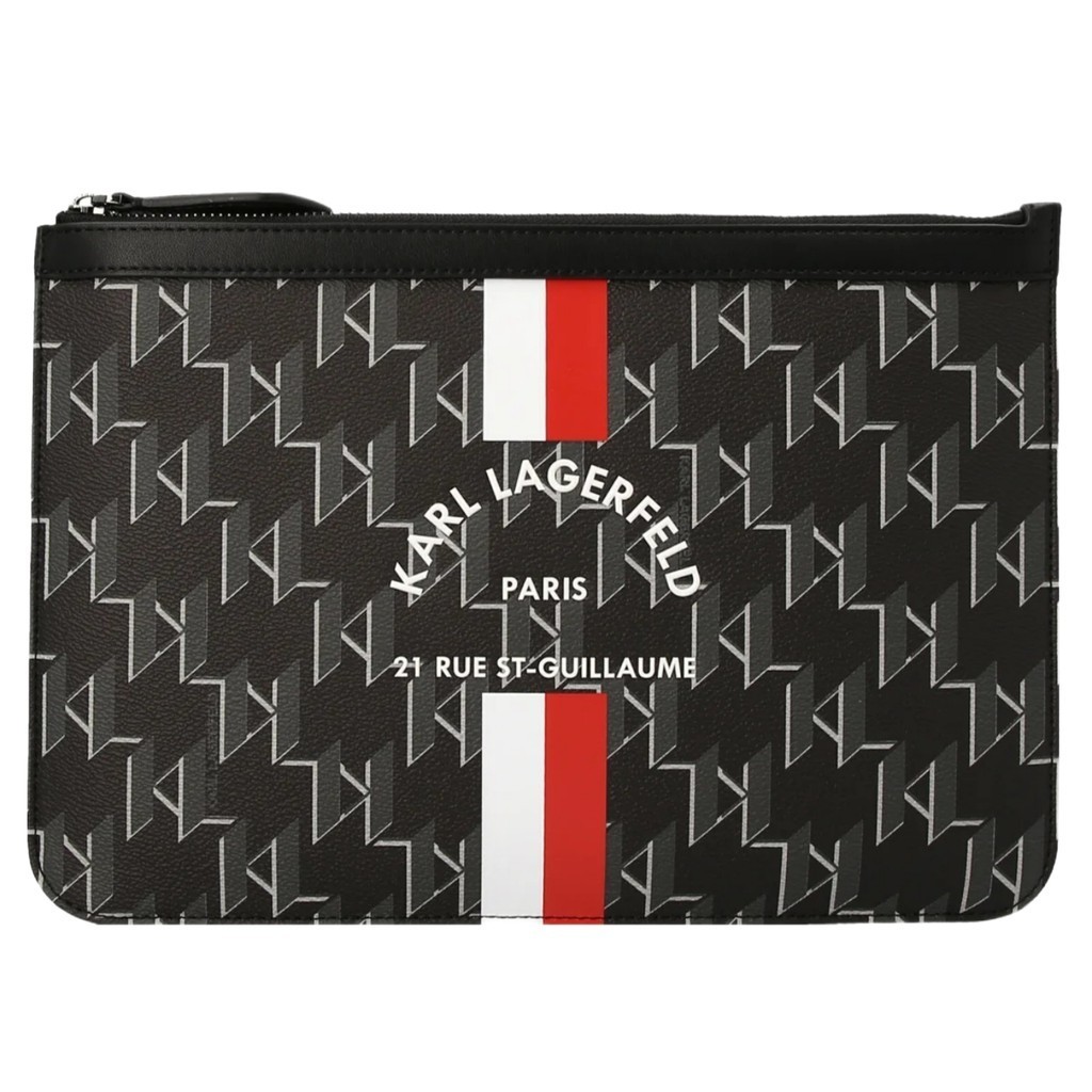 Jual Karl Lagerfeld RSG Monogram Black Pochette | Shopee Indonesia