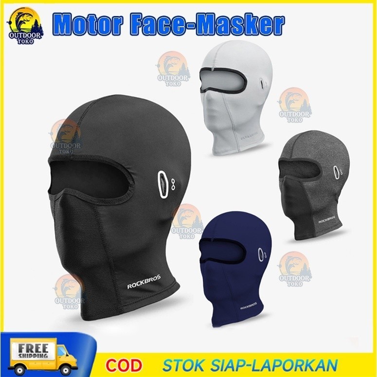 Jual ROCKBROS LF8065 Masker Balaclava Sepeda Slayer Motor Face Mask ...