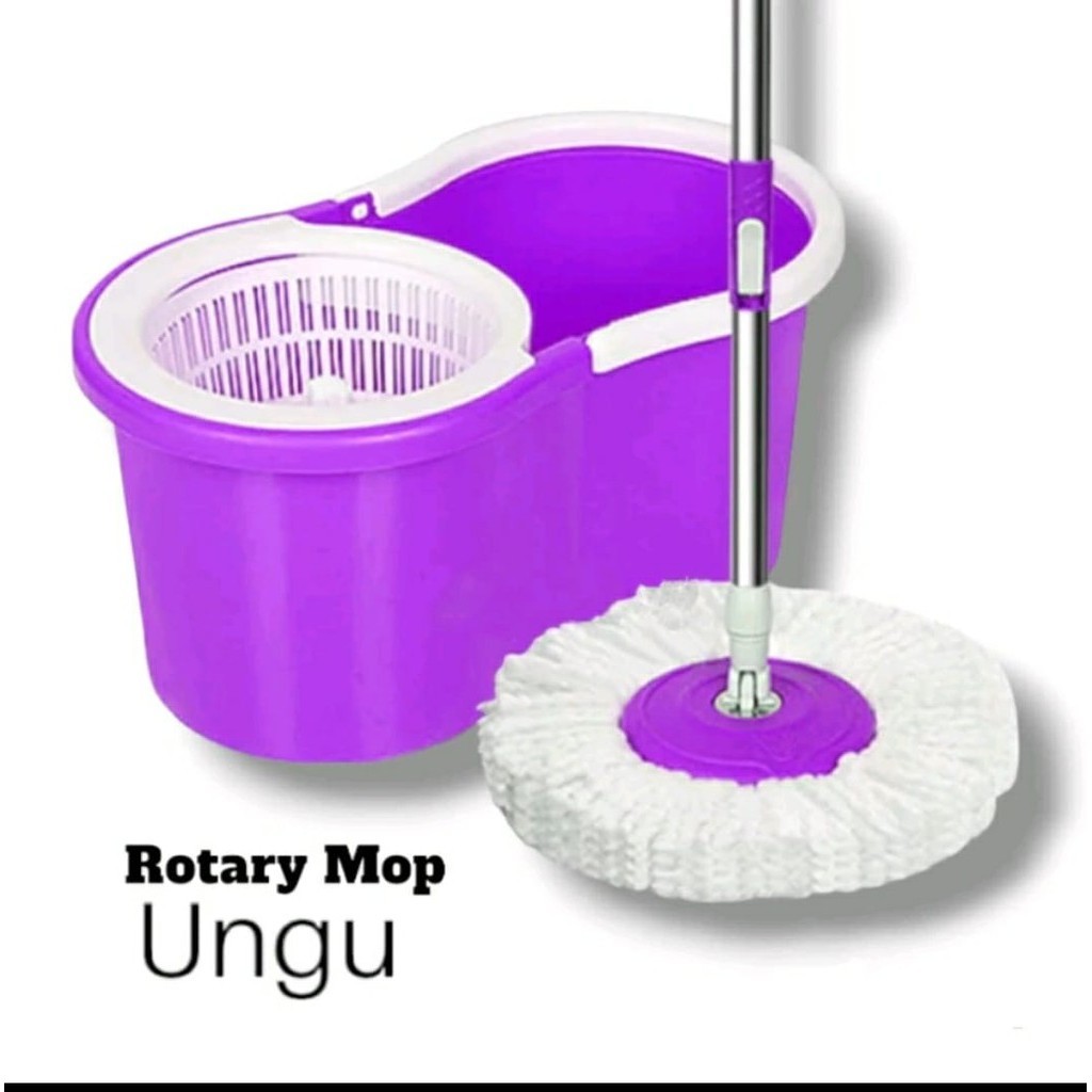 Jual Rotary Mop Alat Pel Set Ember Alat Pel Praktis Minimalis Spin Mop ...