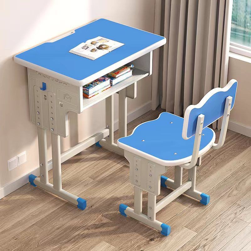 Jual STUDENT DESK - 1 Set MEJA SEKOLAH ADJUSTABLE / MEJA LES PORTABLE ...