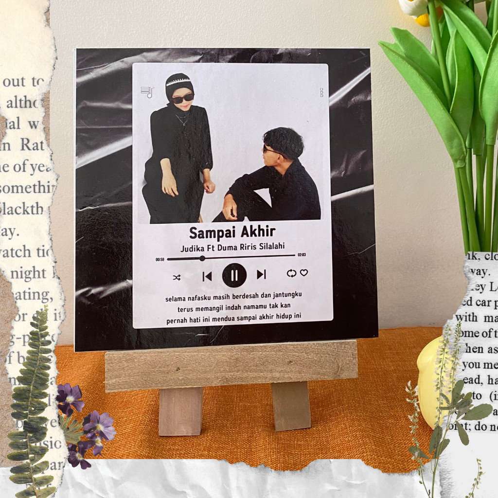 Jual Hadiahkan momen tak terlupakan dengan Gift Foto Custom Easel Kayu ...