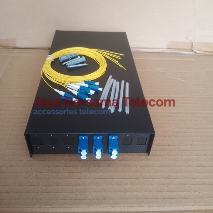 Jual ODF/OTB Wallmount 6 Core LC Singlemode Komplit Adapter LC-LC ...