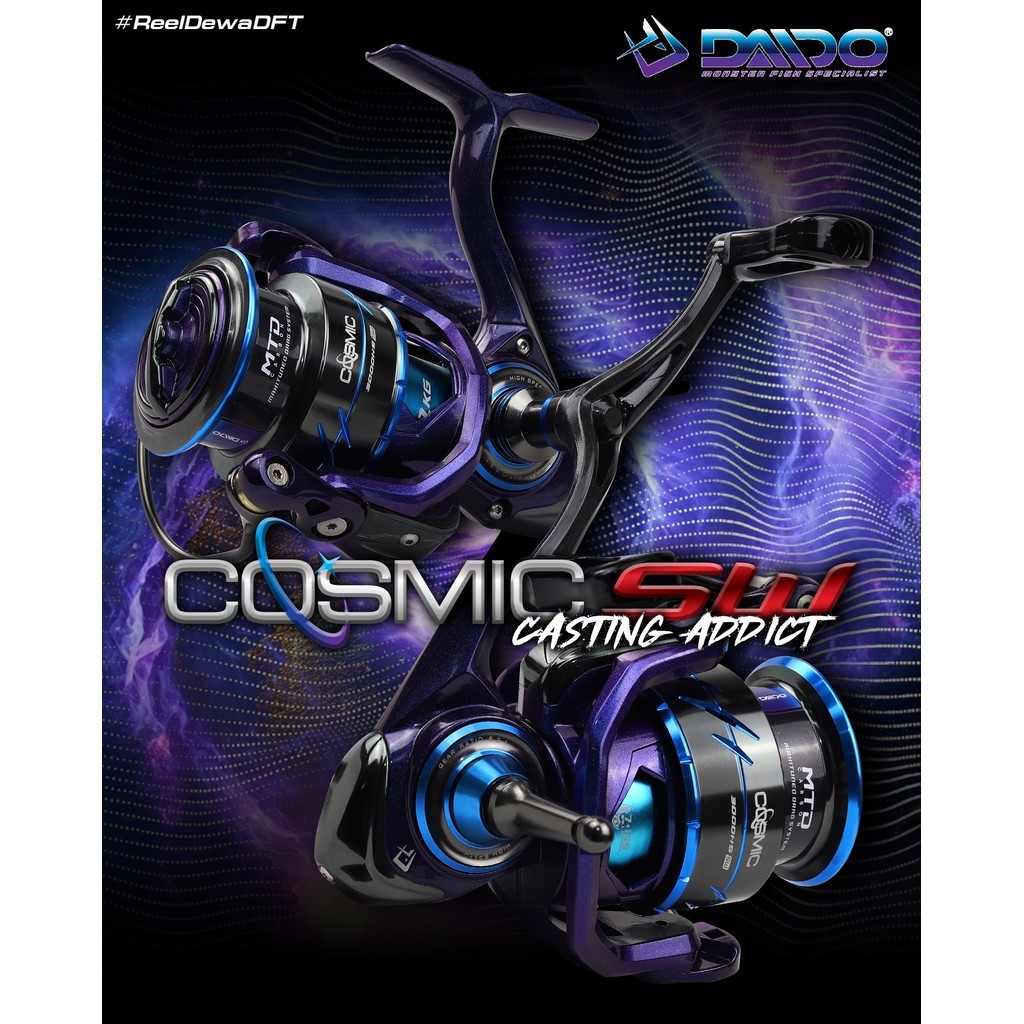 Jual COD__ Daido - Reel Cosmic Sw Spinning 8 Ball Bearing - Reel ...