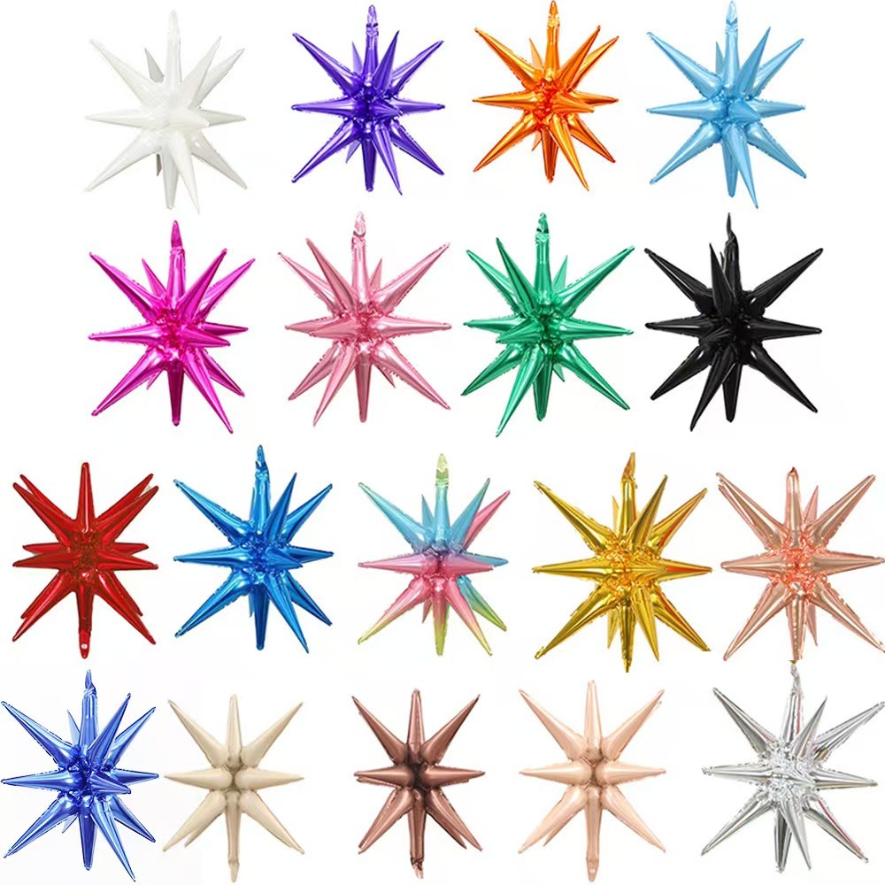 Jual BALON FOIL BINTANG STARBURST 4D EXPLODING / BALON TETESAN AIR ...