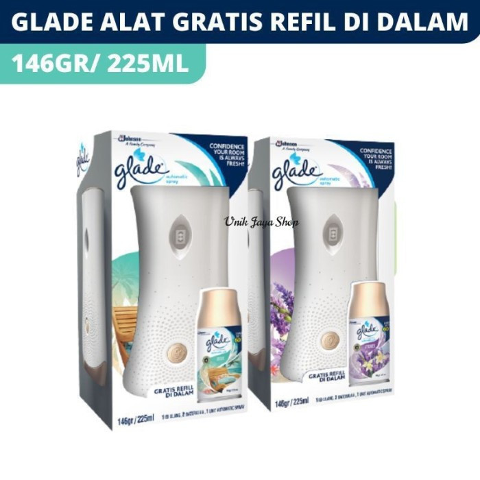 Jual GLADE AUTOMATIC SPRAY ALAT + REFILL 225gr GLADE MATIC REFFIL 225GR ...