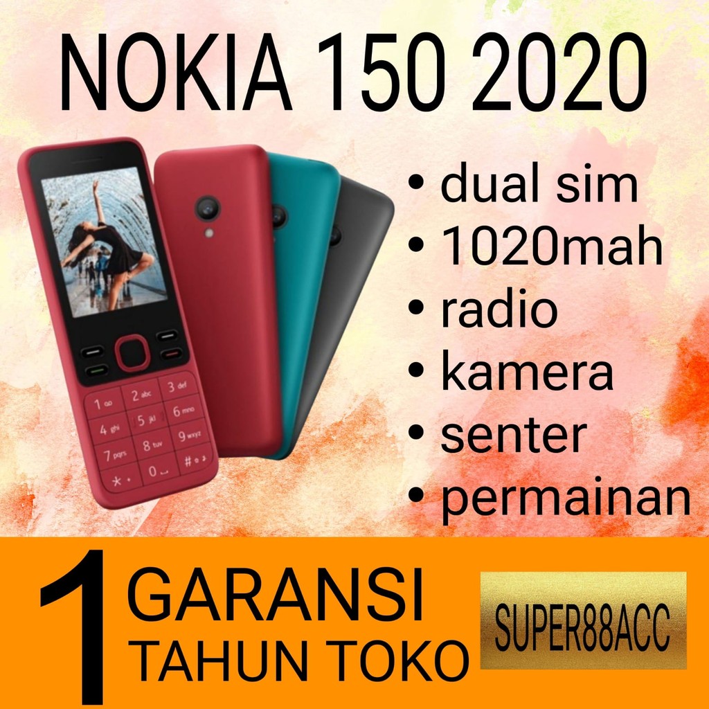 Jual HANDPHONE HP JADUL 150 2020 NEW DUAL SIM BERGARANSI 1 TAHUN TERMURAH | Shopee Indonesia