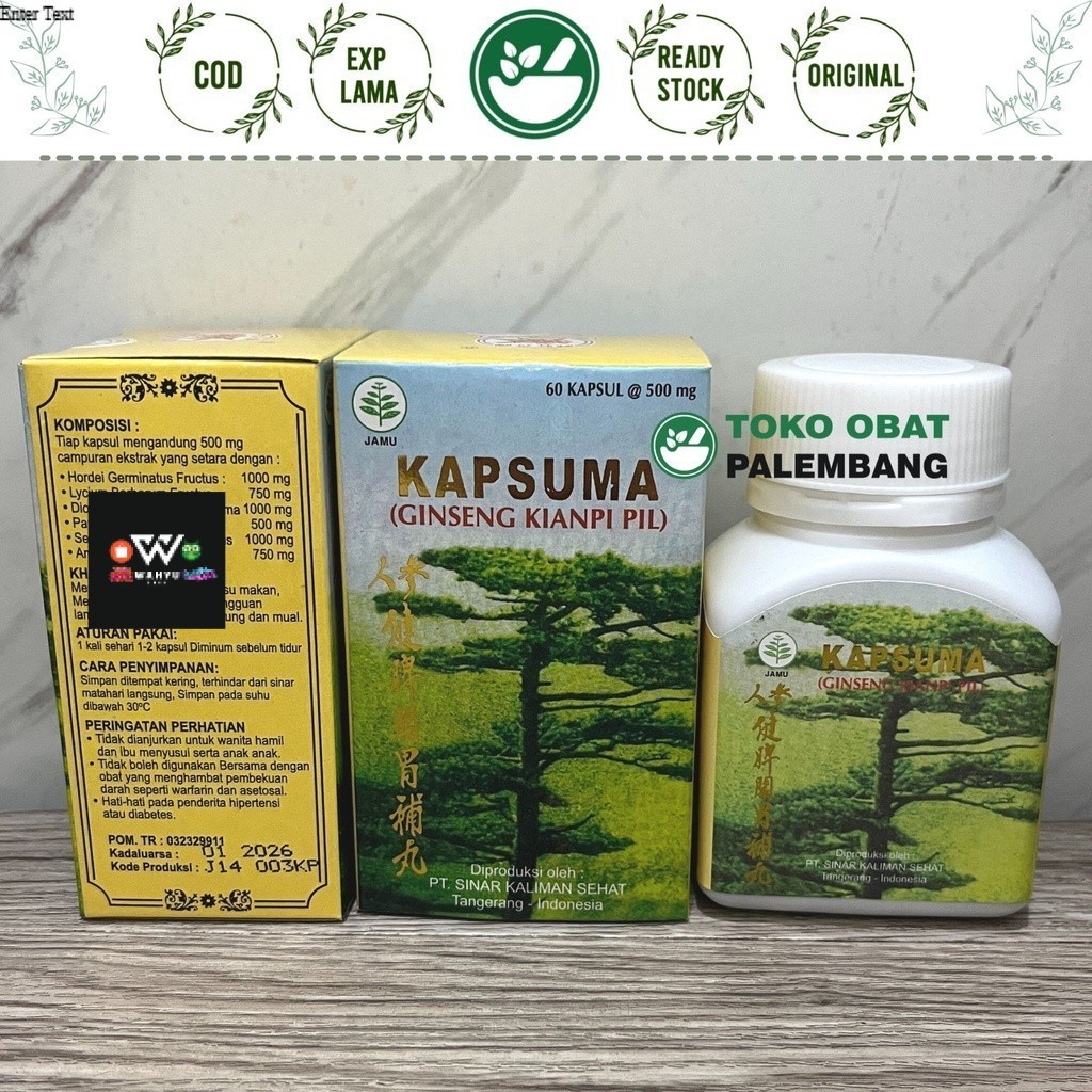Jual kianpioriginal READY 100% ORIGINALL TERBUKTI AMPUH !!! KAPSUMA ...