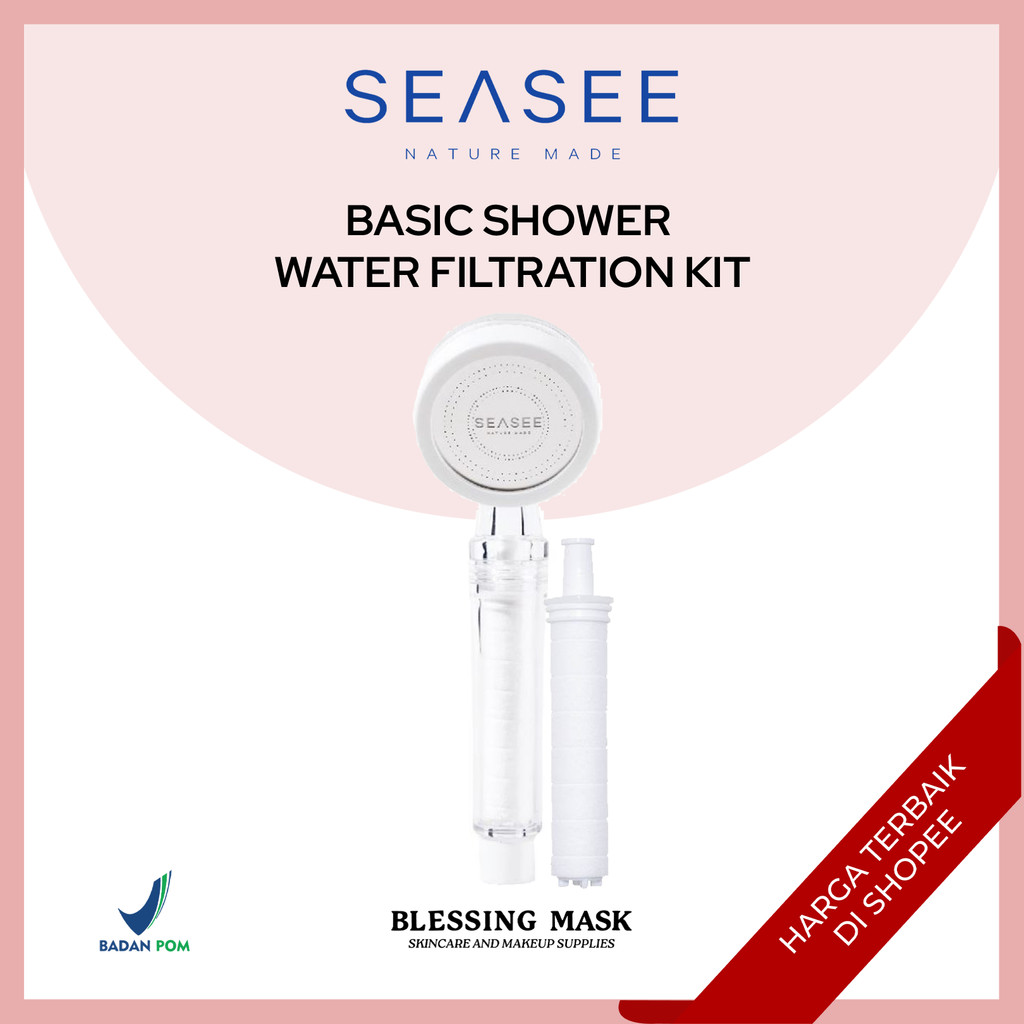 Jual SEASEE Basic Shower Filter Kit | 6 Layers of Filtration | Shopee ...
