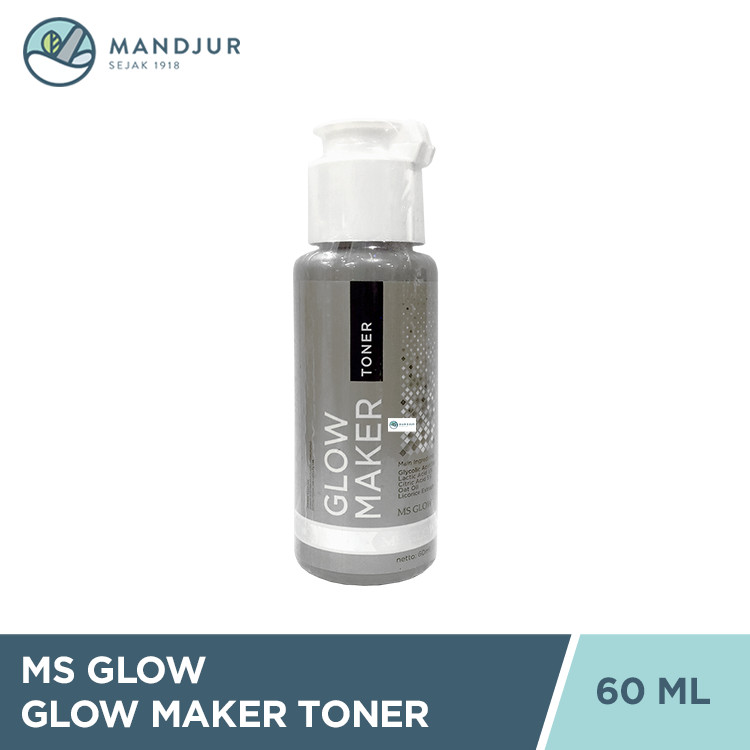 Jual Ms Glow Toner Glowing / Glow Maker 60 mL - Toner Pelembap Wajah ...