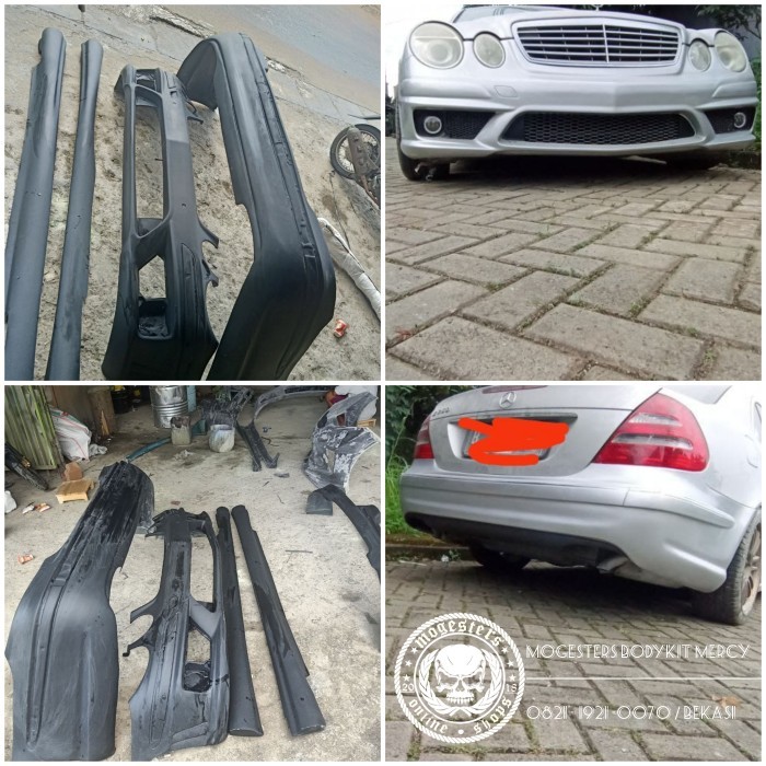 Jual bodykit Mercedes benz Mercy W211 AMG - SIDE L/R grade-a | Shopee ...