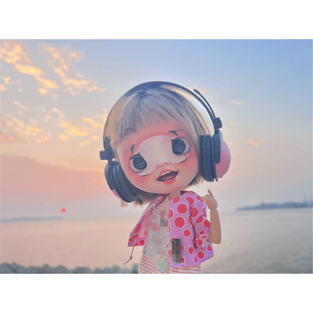 Jual In stock miniature headphone for 1/6 Scale doll blyth ( Headphone ...