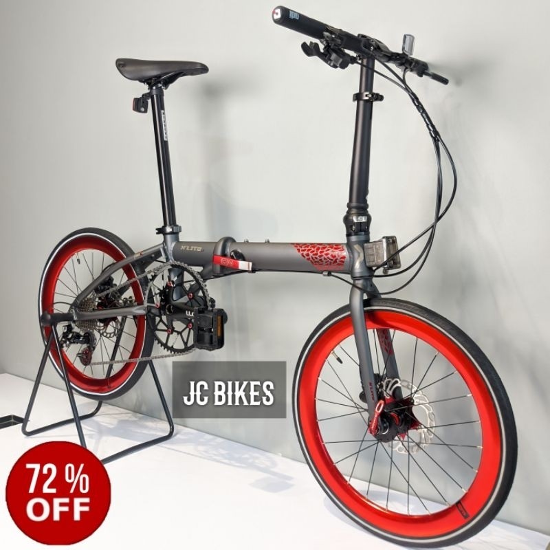 Jual Sepeda Lipat FoldX XLite LX 20" Full Alloy 10KG, 11sp Hidrolik ...