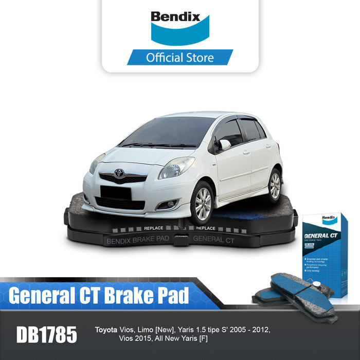 Jual Bendix Kampas Rem Mobil Toyota Yaris 1.5 tipe S 2005-2012 ...