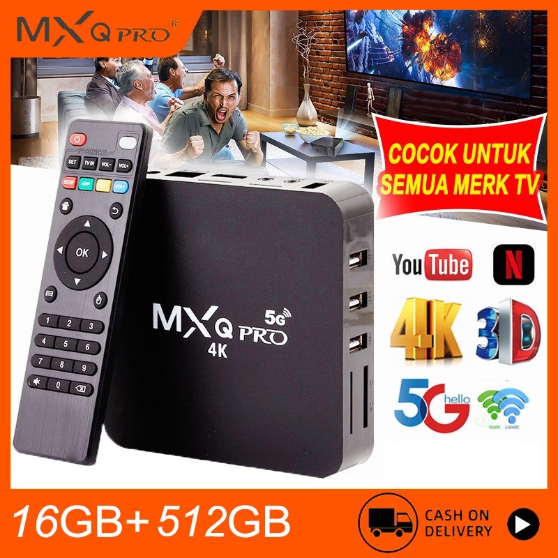 Jual Android Tv Box Android 13 Stb Smart Tv Box 4K Ultra HD Unlock Tv Box Wifi 5G Google ...