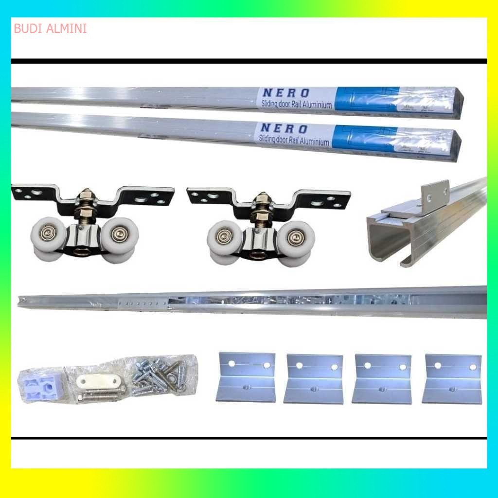 Jual REL SLIDING NERO TEBAL 2mm Ukuran J3 - J4 - J5 - J6 Rel Pintu Dorong - Rail Aluminium ...