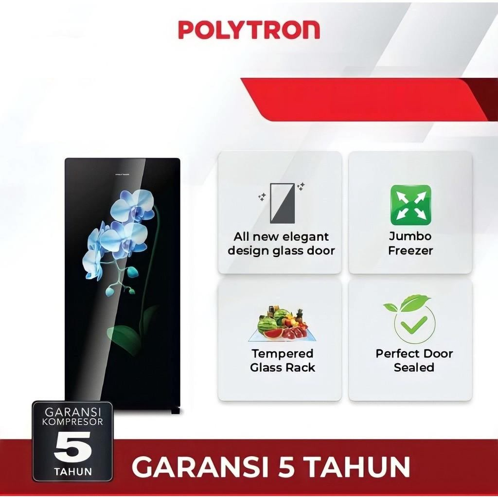 Jual Kulkas Polytron PRA 18MOB / PRA18MOB Kulkas 1 Pintu 180L | Shopee ...
