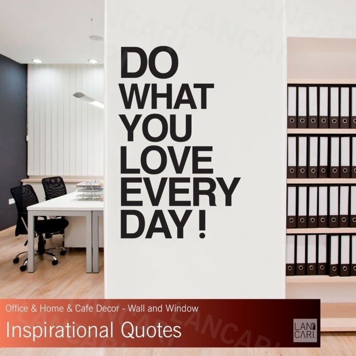 Jual Stiker Cutting Kantor Sticker Cutting Motivasi Do Love Wall Window ...