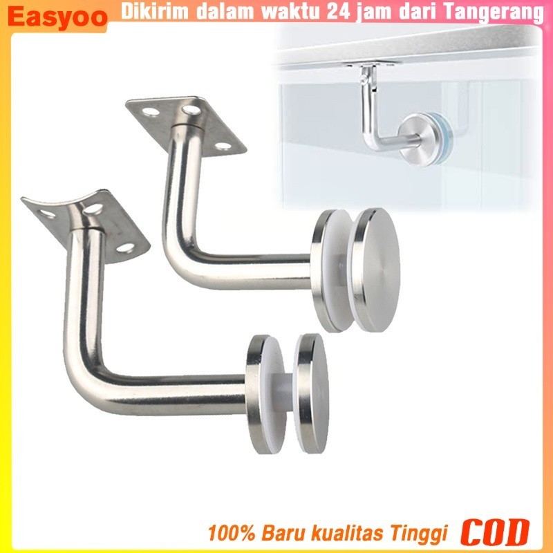 Jual 60x60 mm Bracket Handrail Stainless Handrail Connector Bracket ...