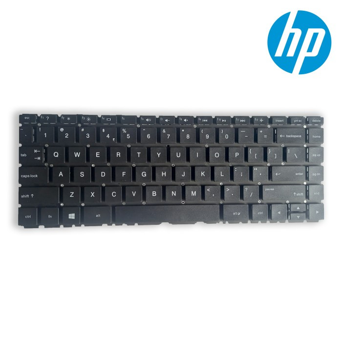 Jual KEYBOARD HP 14-BS 14-BW TPN Q186 Q187 240 G6 BLACK NON FRAME BLACK ...