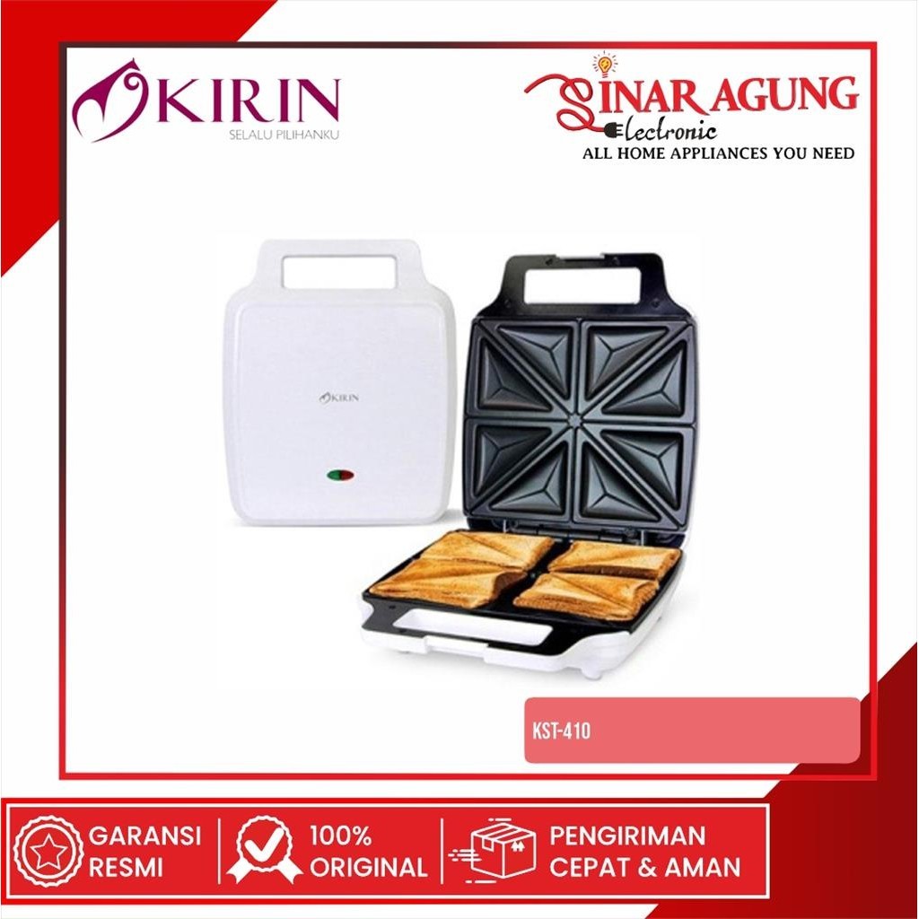 Jual [COD] PEMANGGANG ROTI KIRIN KST410 / KST-410 (SANDWICH TOASTER ...