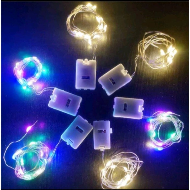 Jual Lampu Tumbler Hias Kawat LED. Hiasan Natal Warna Warni Rainbow ...