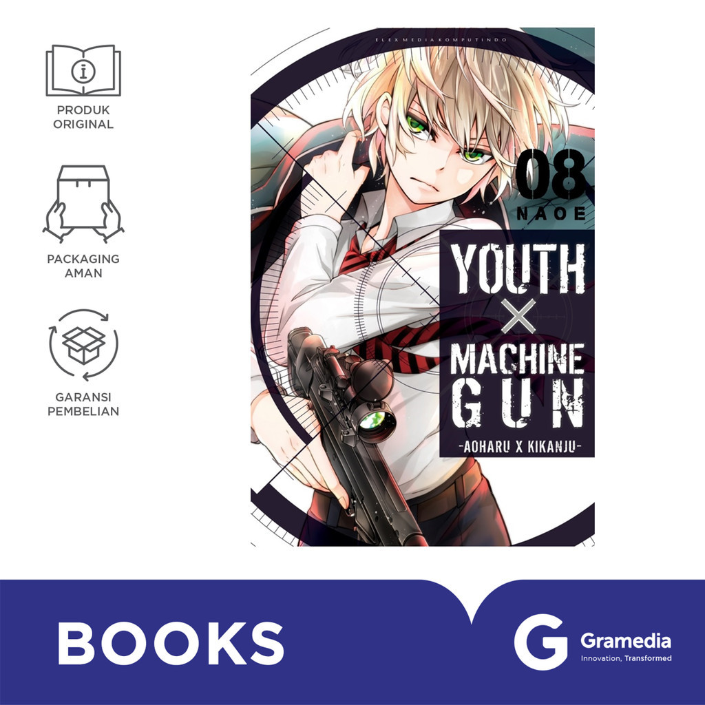 Jual Komik Youth X Machinegun Aoharu x Kikanju 08 (Naoe) | Shopee Indonesia