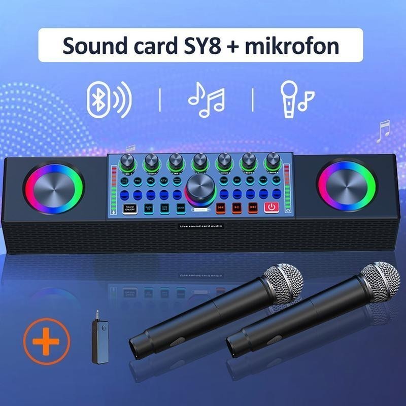 Jual COD SOUNDCARD SY8 SPEAKER ALL-IN-ONE BLUETOOTH SOUND CARD WITH ...