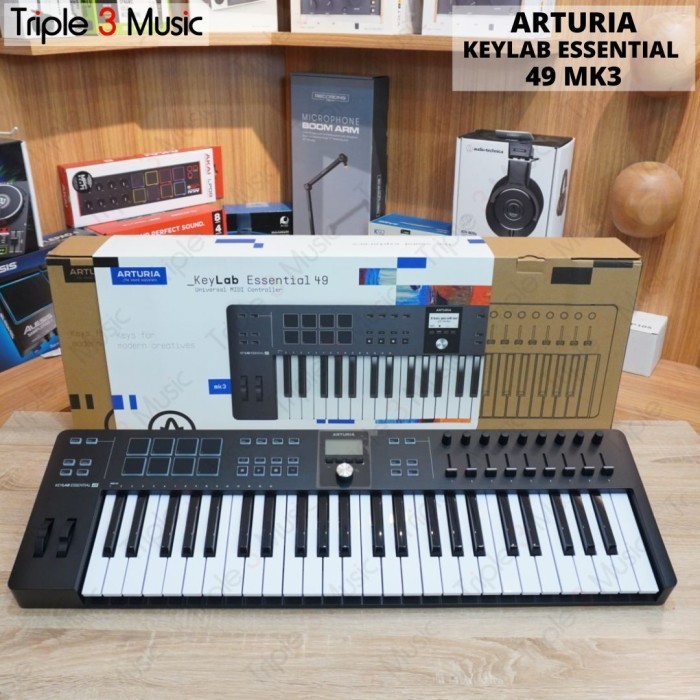 Jual ARTURIA KeyLab Essential 49 mk3 MIDI Keyboard Controller | Shopee ...