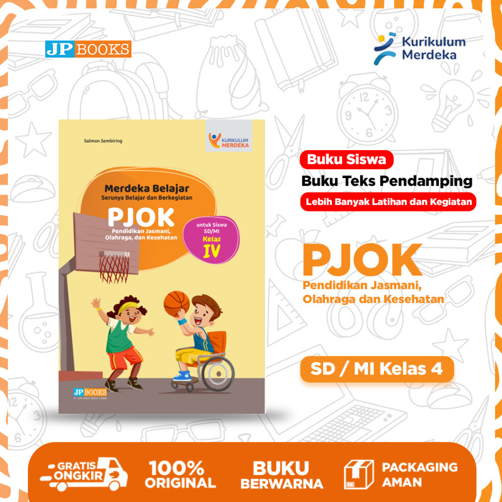 Jual JP Books – Buku Teks Siswa Pendamping Kurmer Sekolah Pjok (Pendidikan Jasmani, Olahraga ...