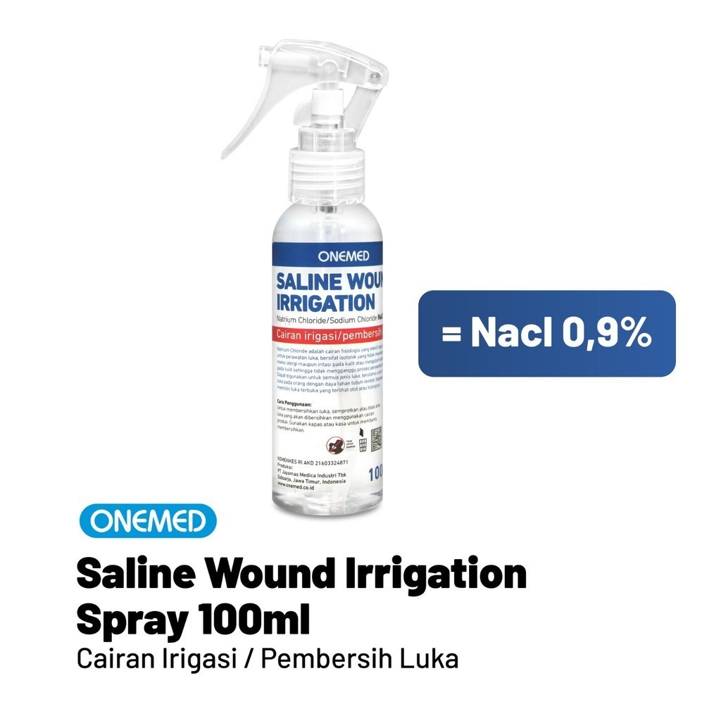 Jual ONEMED Saline Wound Irrigation Spray 100 Ml (NaCl 0.9%) - Cuci ...