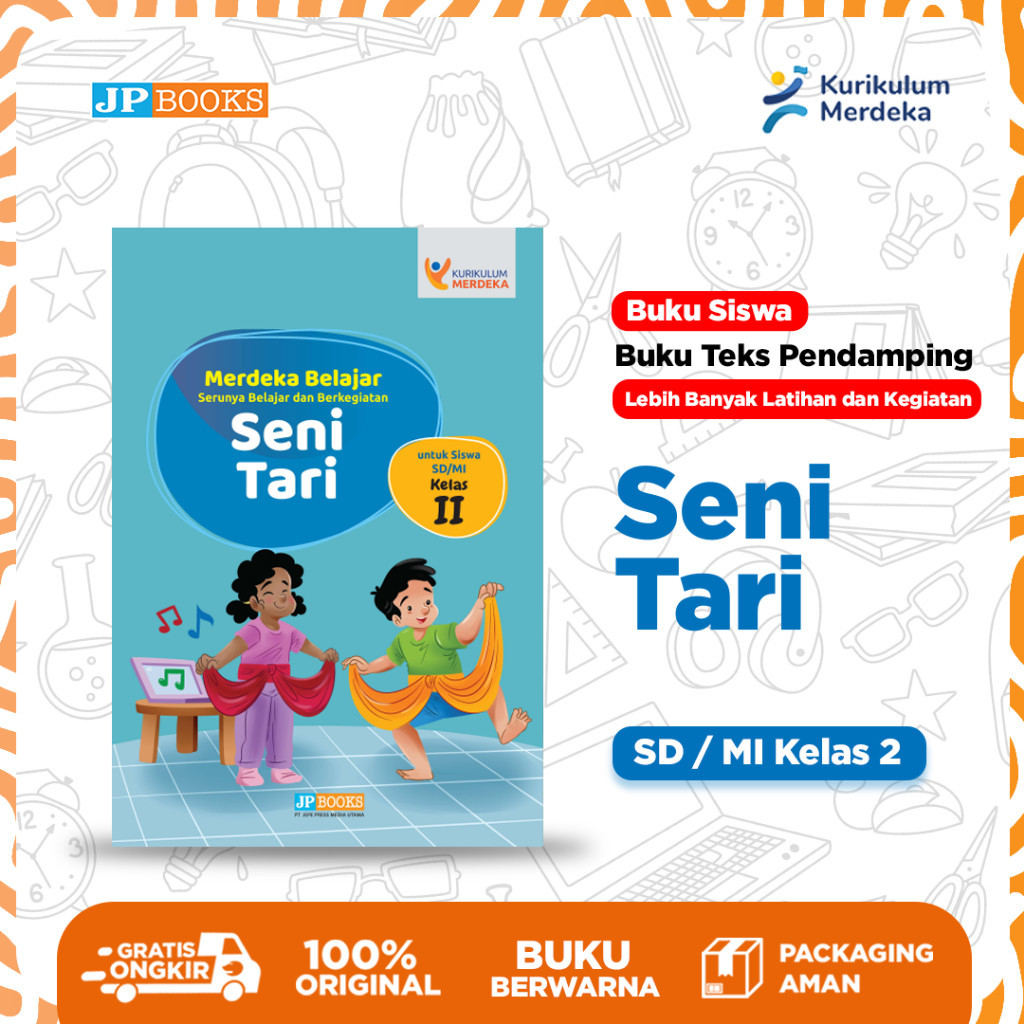 Jual JP Books – Buku Teks Siswa Pendamping Kurmer Sekolah Seni Tari Sd Kelas 2 - Kurikulum ...