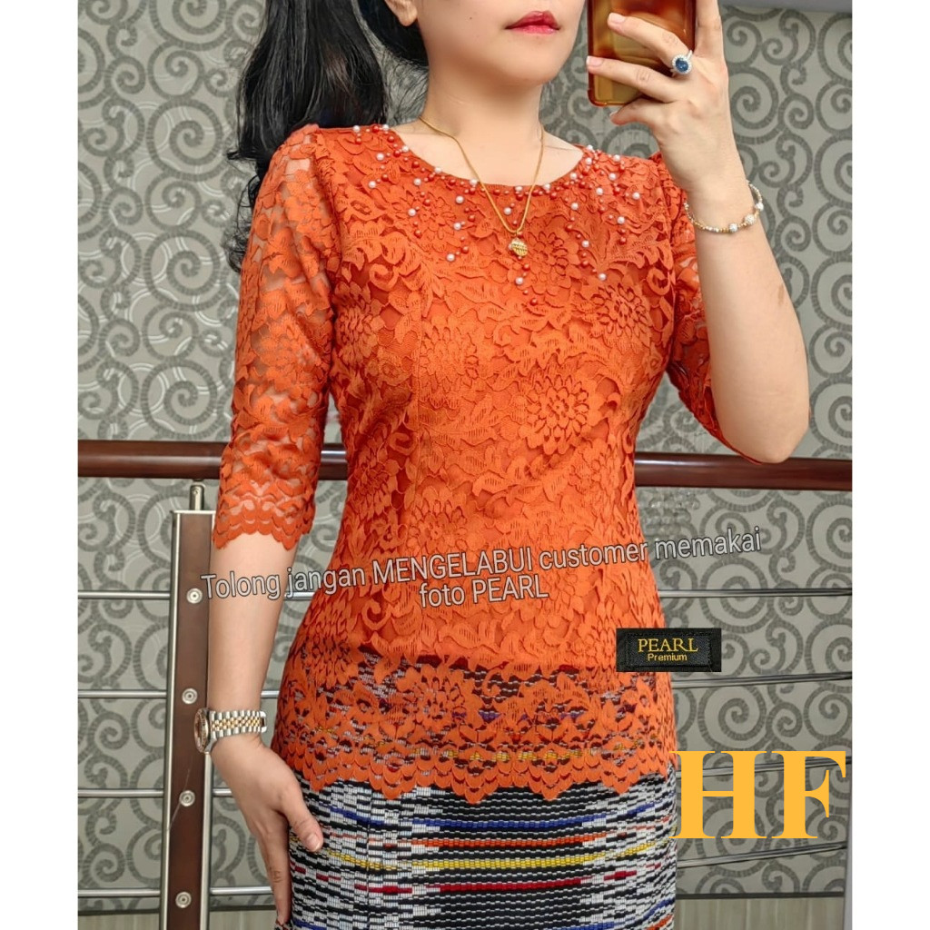 Jual HF ATASAN RENDA VIRAL/BLUS WANITA BROKAT | Shopee Indonesia