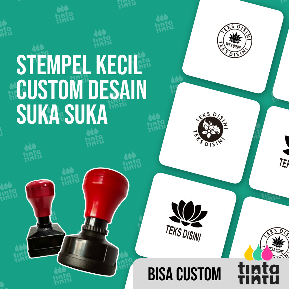 Jual Stempel Kecil Custom Desain Suka Suka | Shopee Indonesia