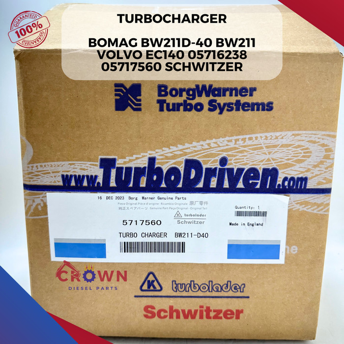Jual Turbo Bomag BW211 BW211D-40 BW211 05716238 05717560 | Shopee Indonesia