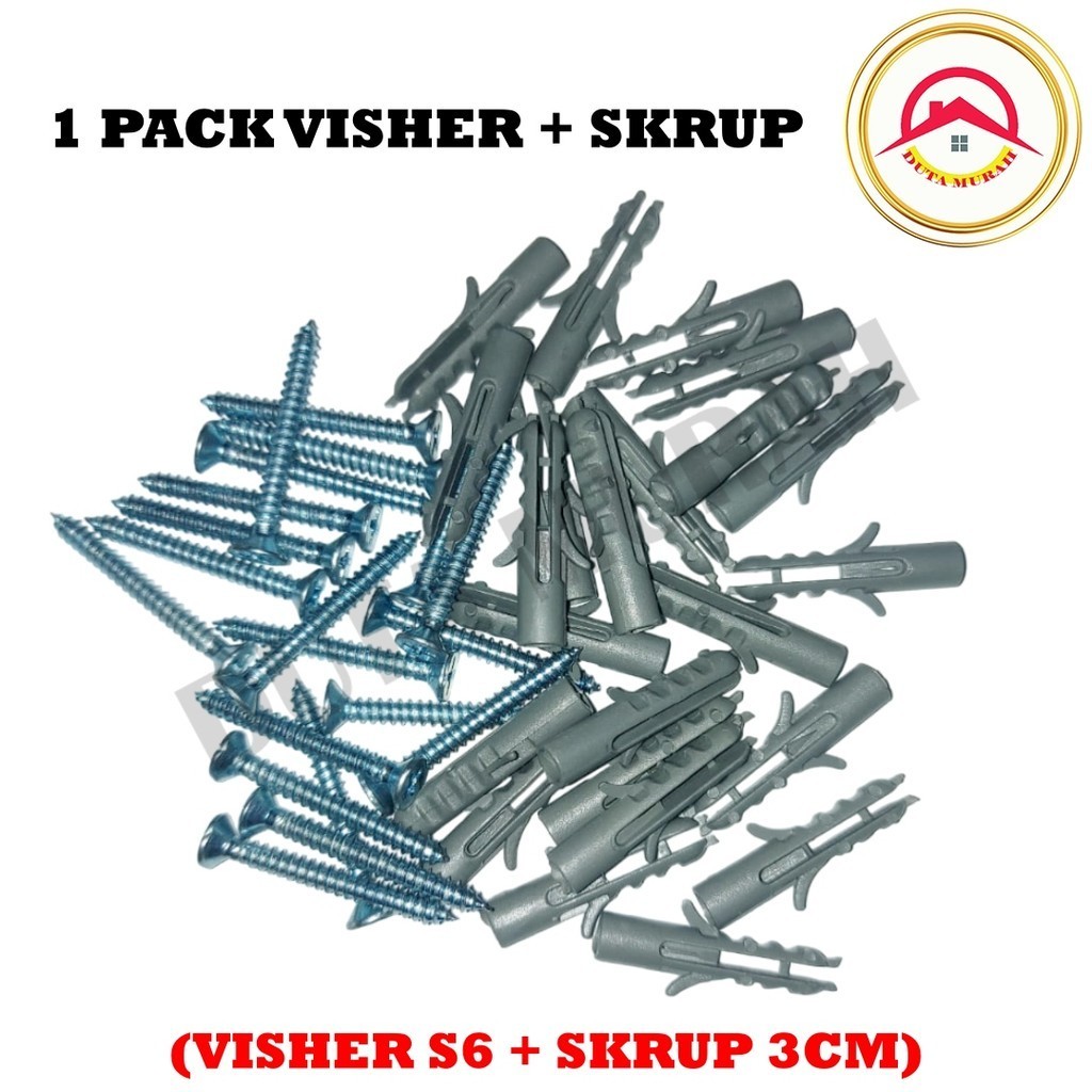 Jual Sekrup Set Skrup dan Spiser set Screw Spiser Set 3cm | Shopee Indonesia
