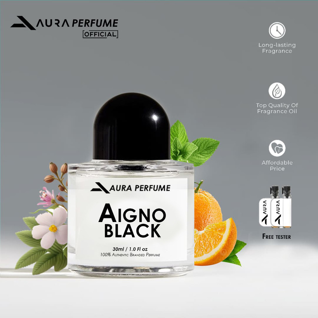 Jual Aura Perfume - Parfum Aigner Black - Parfum Pria Tahan Lama Aroma ...