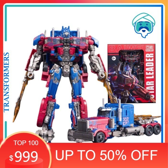 Jual Robot Transformers Deformation Baiwei SS05 Optimus Prime Star Leader - Optimus Prime ...