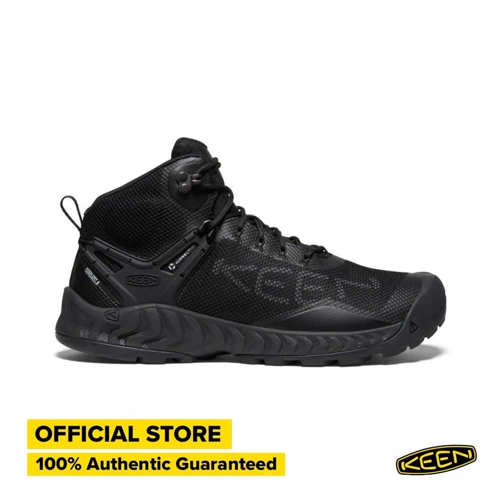 Jual Sepatu Pria KEEN M NXIS Evo Mid WP - Triple Black | Shopee Indonesia