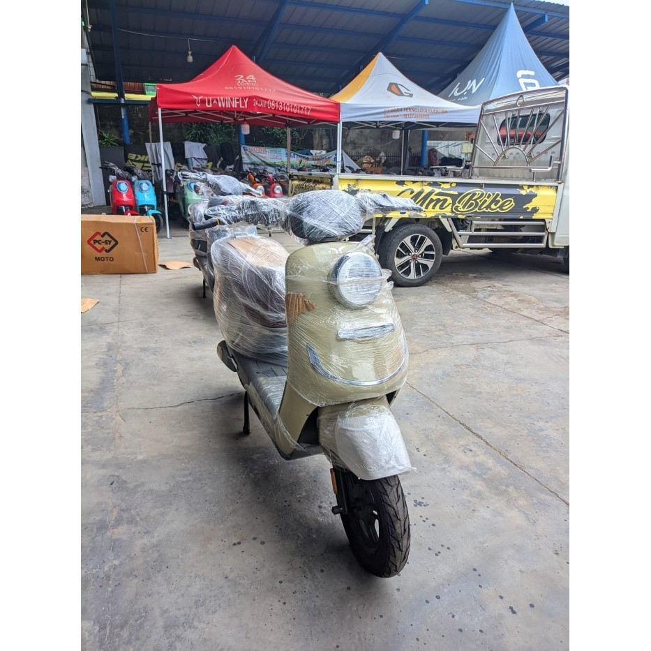 Jual sepeda listrik uwinfly t80 1200watt garansi resmi - Cream | Shopee ...