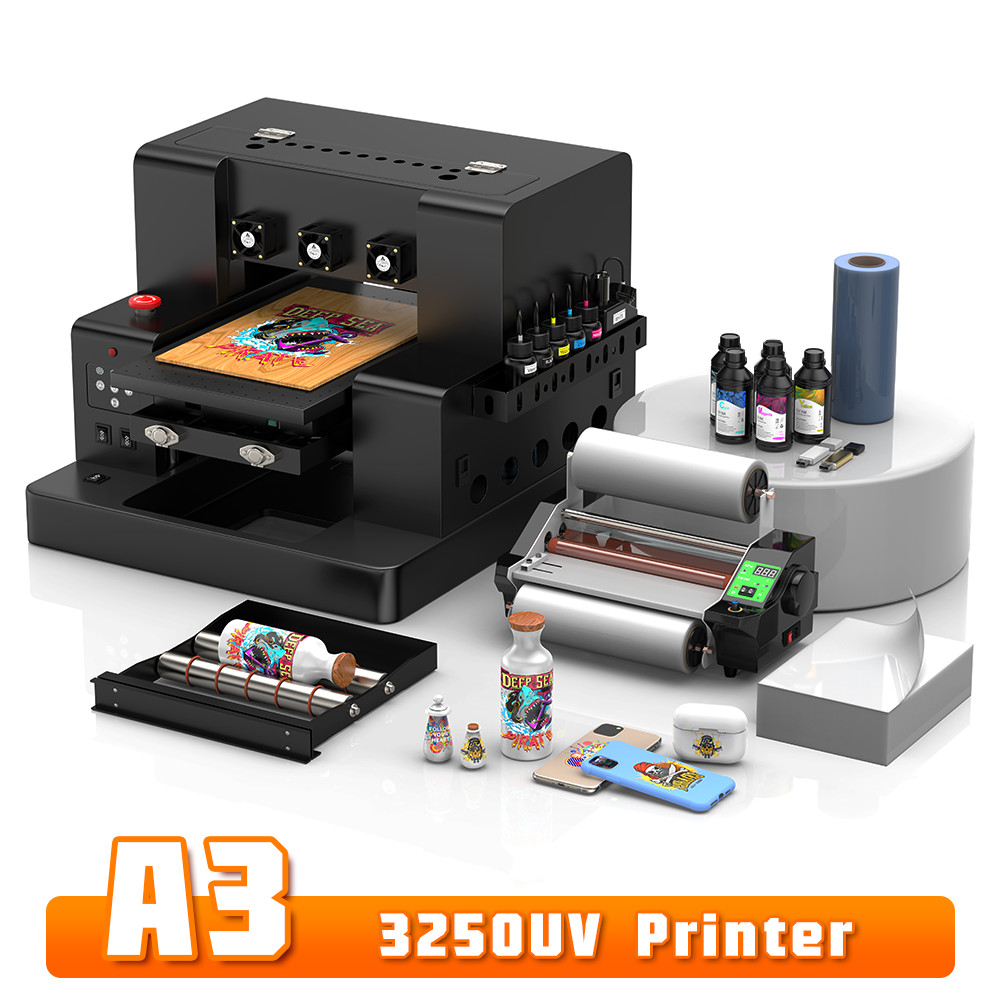 Jual A3 UV Printer L805 UV Flatbed Printing Machine A4 UV DTF Sticker ...