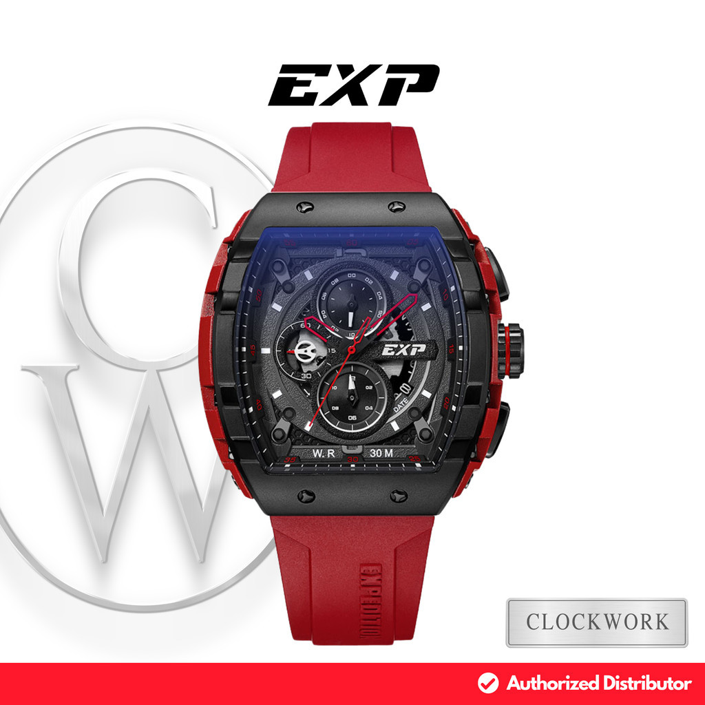 Jual Jam Tangan Pria Expedition EXP E 6782 MCRIPBAREBA Karet Sporty ...